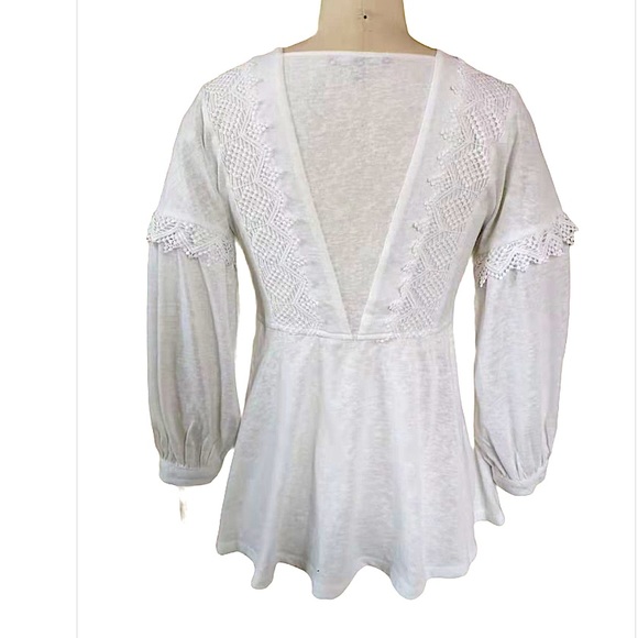 Sundance | Tops | Sundance Lace Trimmed Top | Poshmark